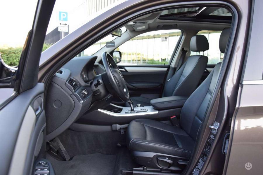 Brūns BMW X3 2014 Viļņa, ar dzinēja tilpumu 2.00 L un nobraukumu 205 tūkst. km par 10999 €, foto 15 vietnē AUTOMOTO.COM.LV
