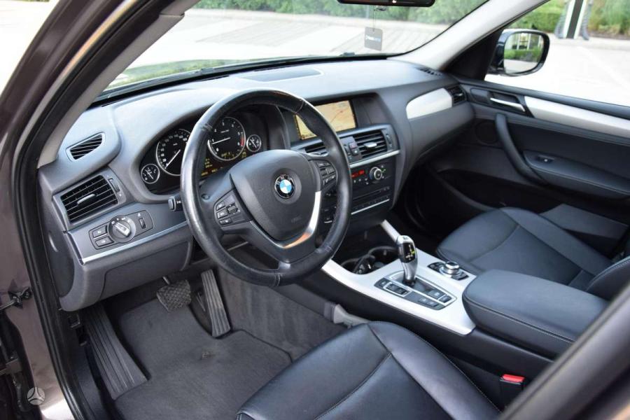 Brūns BMW X3 2014 Viļņa, ar dzinēja tilpumu 2.00 L un nobraukumu 205 tūkst. km par 10999 €, foto 16 vietnē AUTOMOTO.COM.LV