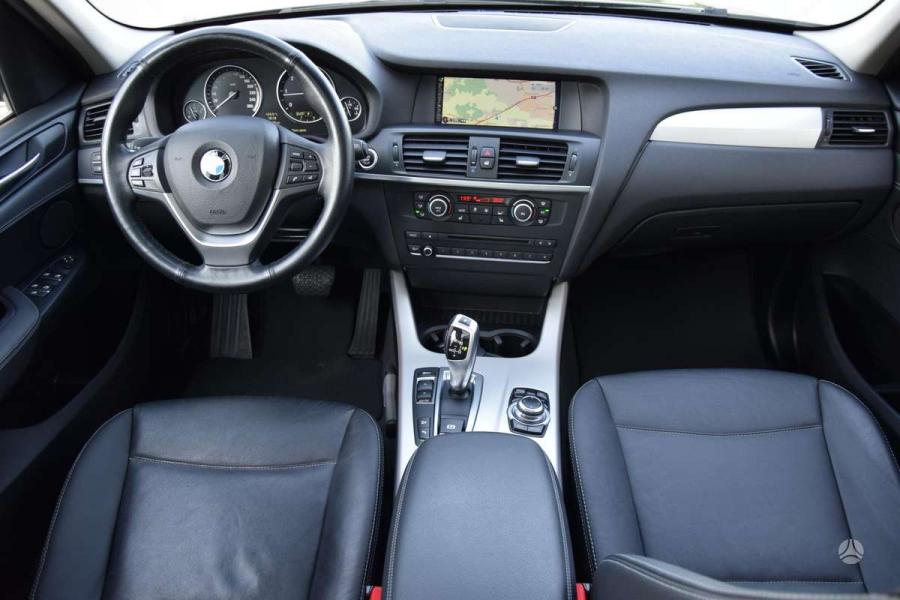 Brūns BMW X3 2014 Viļņa, ar dzinēja tilpumu 2.00 L un nobraukumu 205 tūkst. km par 10999 €, foto 17 vietnē AUTOMOTO.COM.LV