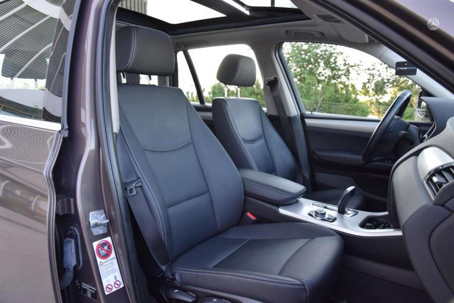 Brūns BMW X3 2014 Viļņa, ar dzinēja tilpumu 2.00 L un nobraukumu 205 tūkst. km par 10999 €, foto 20 vietnē AUTOMOTO.COM.LV