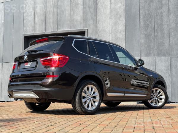 Brown BMW X3 2015 in Riga, with an engine capacity of 2.00 L and mileage of 207 thousand km for 15200 €, photo 4 on AUTOMOTO.COM.LV