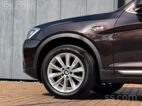 Brown BMW X3 2015 in Riga, with an engine capacity of 2.00 L and mileage of 207 thousand km for 15200 €, photo 6 on AUTOMOTO.COM.LV