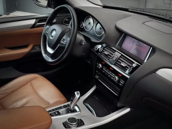Brown BMW X3 2015 in Riga, with an engine capacity of 2.00 L and mileage of 186 thousand km for 15900 €, photo 9 on AUTOMOTO.COM.LV