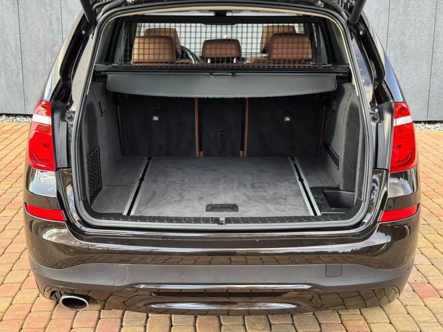 Brown BMW X3 2015 in Riga, with an engine capacity of 2.00 L and mileage of 186 thousand km for 15900 €, photo 29 on AUTOMOTO.COM.LV