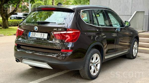 Brūns BMW X3 2015 Rīga, ar dzinēja tilpumu 2.00 L un nobraukumu 141 tūkst. km par 17000 €, foto 3 vietnē AUTOMOTO.COM.LV