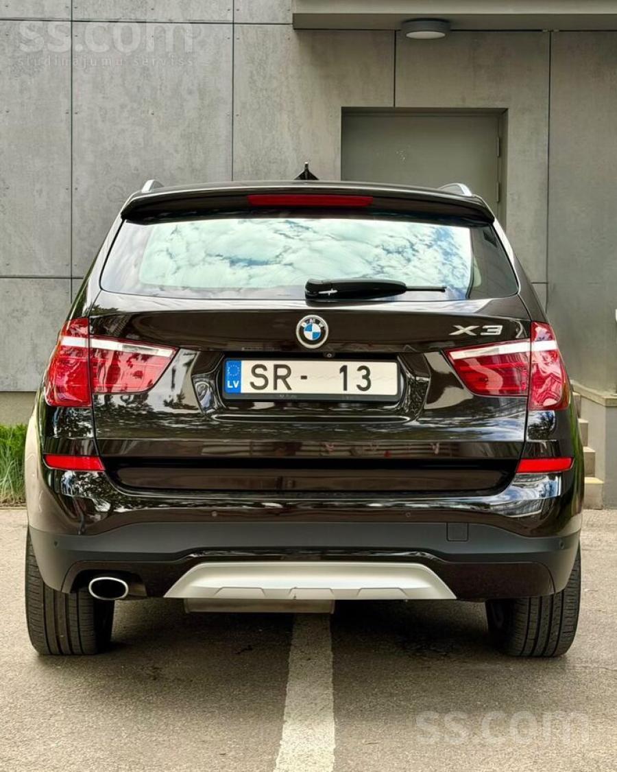 Brūns BMW X3 2015 Rīga, ar dzinēja tilpumu 2.00 L un nobraukumu 141 tūkst. km par 17000 €, foto 7 vietnē AUTOMOTO.COM.LV