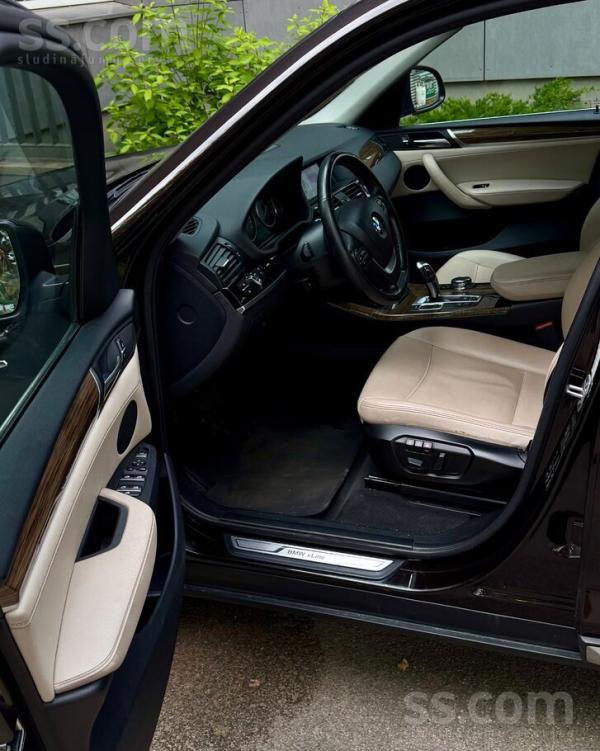 Brūns BMW X3 2015 Rīga, ar dzinēja tilpumu 2.00 L un nobraukumu 141 tūkst. km par 17000 €, foto 8 vietnē AUTOMOTO.COM.LV