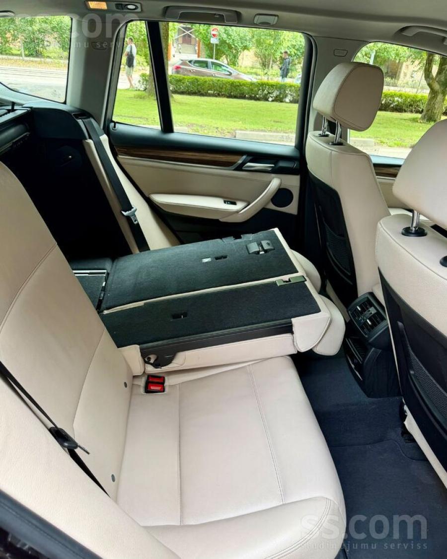 Brūns BMW X3 2015 Rīga, ar dzinēja tilpumu 2.00 L un nobraukumu 141 tūkst. km par 17000 €, foto 12 vietnē AUTOMOTO.COM.LV
