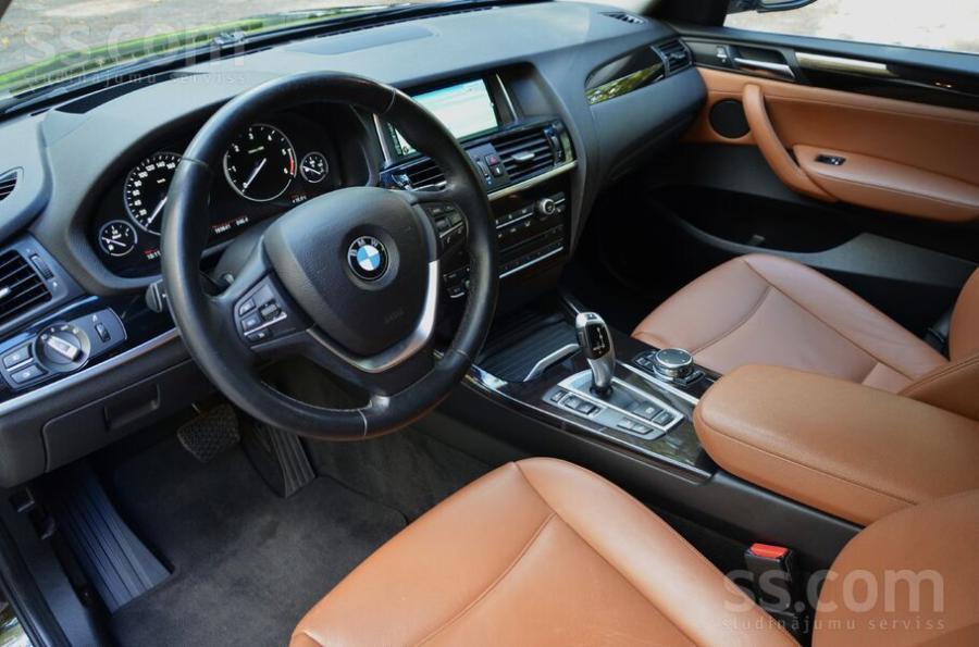 Brūns BMW X3 2015 Rīga, ar dzinēja tilpumu 3.00 L un nobraukumu 194 tūkst. km par 15490 €, foto 13 vietnē AUTOMOTO.COM.LV