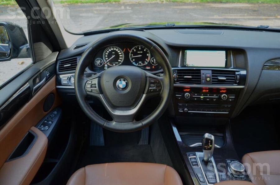 Brūns BMW X3 2015 Rīga, ar dzinēja tilpumu 3.00 L un nobraukumu 194 tūkst. km par 15490 €, foto 15 vietnē AUTOMOTO.COM.LV
