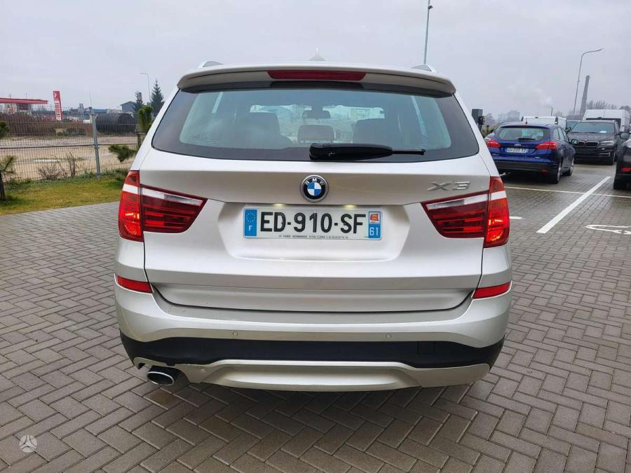 Brown BMW X3 2016 in Taurage, with an engine capacity of 2.00 L and mileage of 192 thousand km for 11200 €, photo 6 on AUTOMOTO.COM.LV