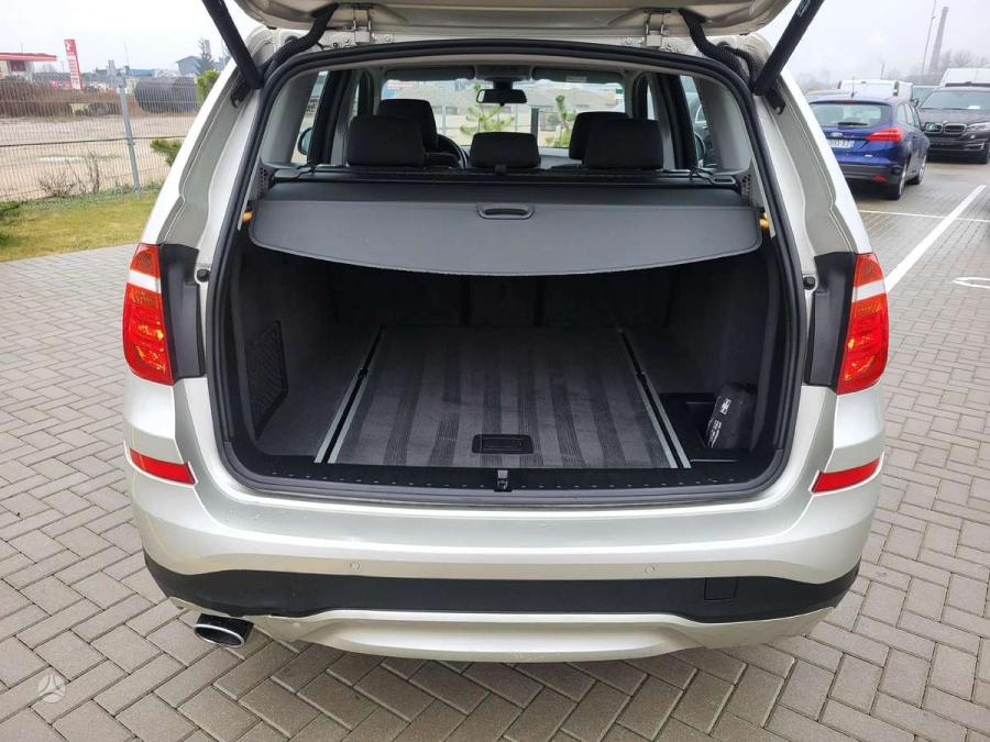 Brown BMW X3 2016 in Taurage, with an engine capacity of 2.00 L and mileage of 192 thousand km for 11200 €, photo 11 on AUTOMOTO.COM.LV