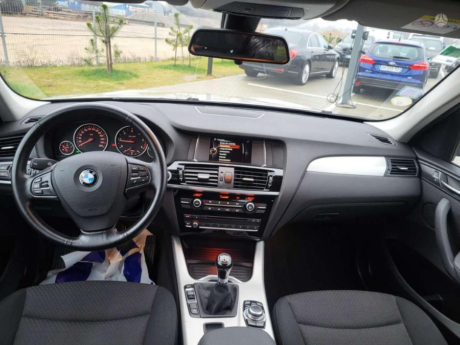 Brown BMW X3 2016 in Taurage, with an engine capacity of 2.00 L and mileage of 192 thousand km for 11200 €, photo 13 on AUTOMOTO.COM.LV