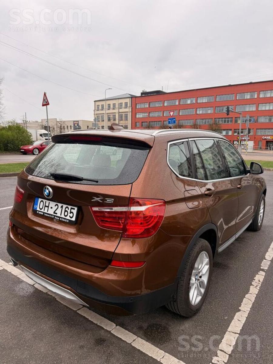 Brūns BMW X3 2016 Rīga, ar dzinēja tilpumu 2.00 L un nobraukumu 119 tūkst. km par 16450 €, foto 4 vietnē AUTOMOTO.COM.LV