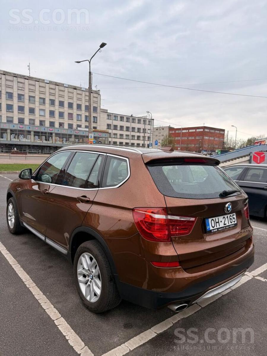 Brūns BMW X3 2016 Rīga, ar dzinēja tilpumu 2.00 L un nobraukumu 119 tūkst. km par 16450 €, foto 5 vietnē AUTOMOTO.COM.LV