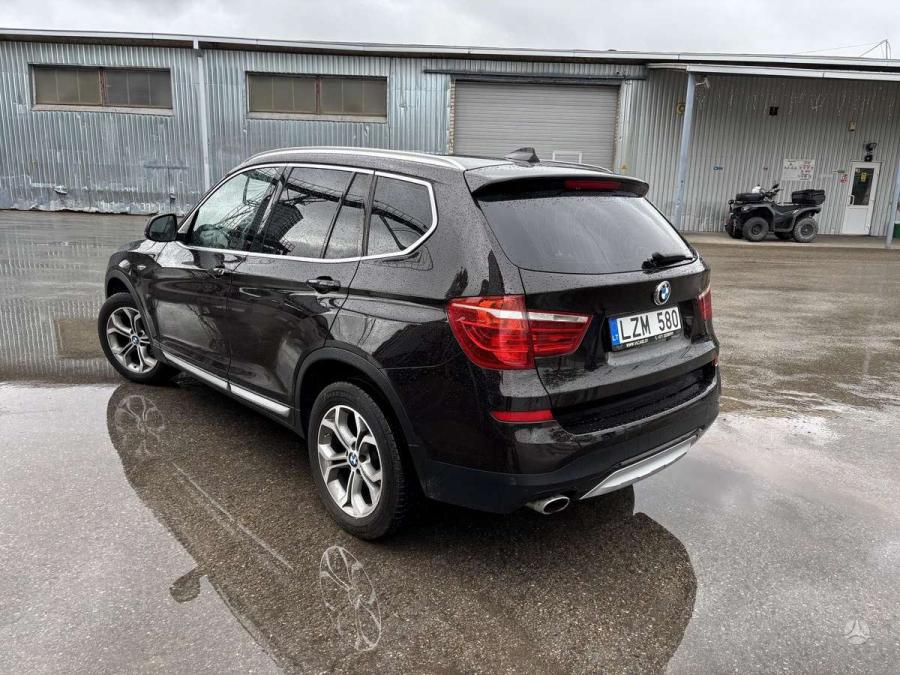 Brown BMW X3 2016 in Mazeikiai, with an engine capacity of 2.00 L and mileage of 235 thousand km for 13900 €, photo 7 on AUTOMOTO.COM.LV