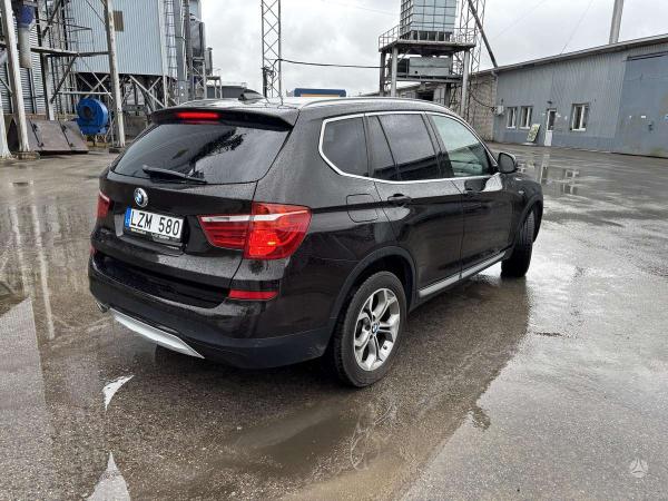 Brown BMW X3 2016 in Mazeikiai, with an engine capacity of 2.00 L and mileage of 235 thousand km for 13900 €, photo 8 on AUTOMOTO.COM.LV