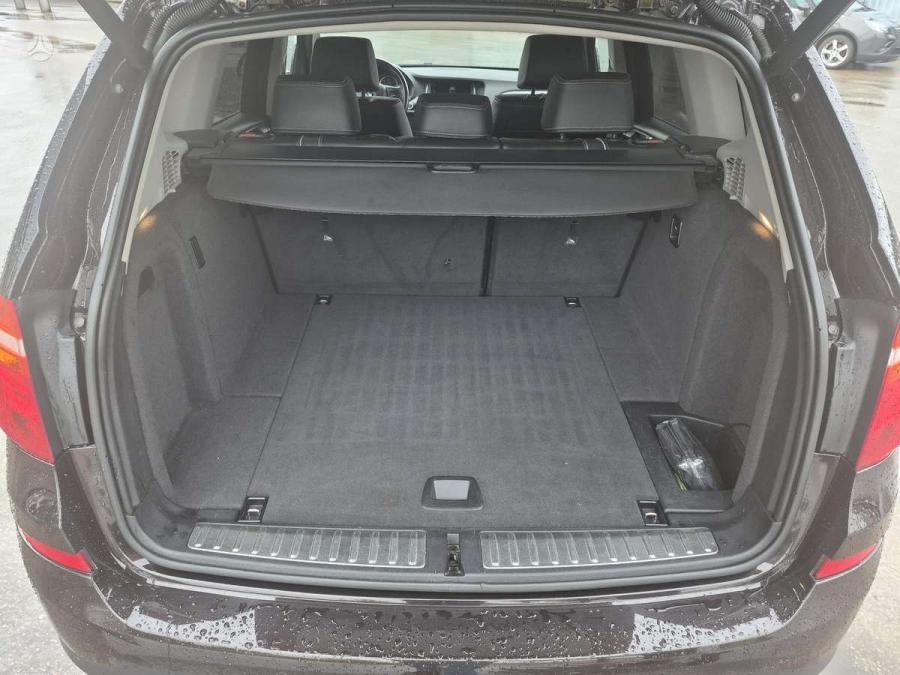 Brown BMW X3 2016 in Mazeikiai, with an engine capacity of 2.00 L and mileage of 235 thousand km for 13900 €, photo 18 on AUTOMOTO.COM.LV