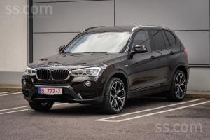 Brown BMW X3 2016 in Riga, with an engine capacity of 2.00 L and mileage of 189 thousand km for 16950 €, photo 1 on AUTOMOTO.COM.LV