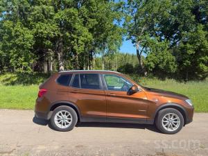 Brown BMW X3 2017 in Saldus, with an engine capacity of 2.00 L and mileage of 124 thousand km for 15000 €, photo  on AUTOMOTO.COM.LV