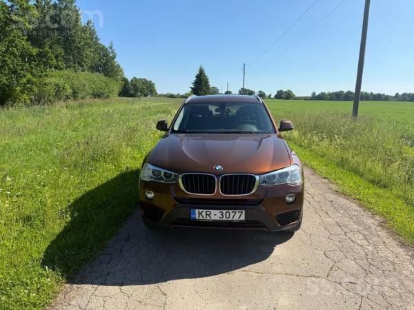 Brown BMW X3 2017 in Saldus, with an engine capacity of 2.00 L and mileage of 124 thousand km for 15000 €, photo 4 on AUTOMOTO.COM.LV
