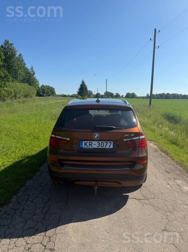 Brown BMW X3 2017 in Saldus, with an engine capacity of 2.00 L and mileage of 124 thousand km for 15000 €, photo 6 on AUTOMOTO.COM.LV