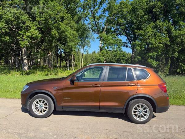 Brown BMW X3 2017 in Saldus, with an engine capacity of 2.00 L and mileage of 124 thousand km for 15000 €, photo 7 on AUTOMOTO.COM.LV