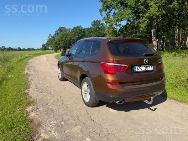 Brown BMW X3 2017 in Saldus, with an engine capacity of 2.00 L and mileage of 124 thousand km for 15000 €, photo 9 on AUTOMOTO.COM.LV