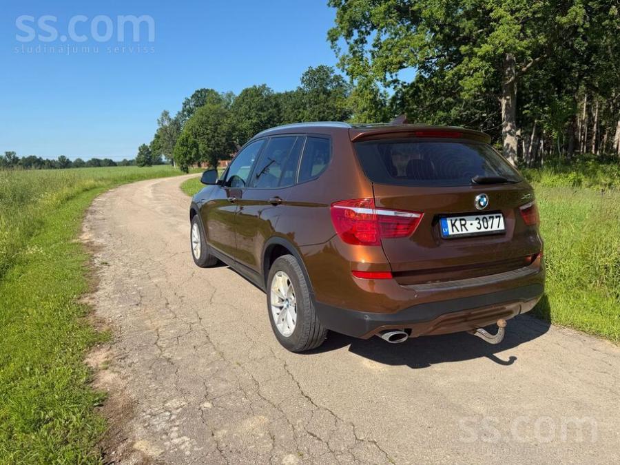 Brūns BMW X3 2017 Saldus, ar dzinēja tilpumu 2.00 L un nobraukumu 124 tūkst. km par 15000 €, foto 10 vietnē AUTOMOTO.COM.LV