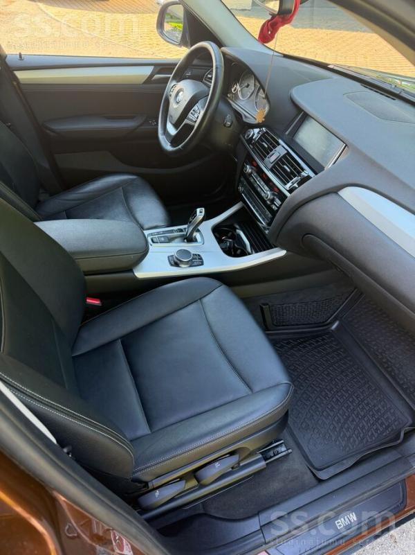 Brown BMW X3 2017 in Saldus, with an engine capacity of 2.00 L and mileage of 124 thousand km for 15000 €, photo 10 on AUTOMOTO.COM.LV