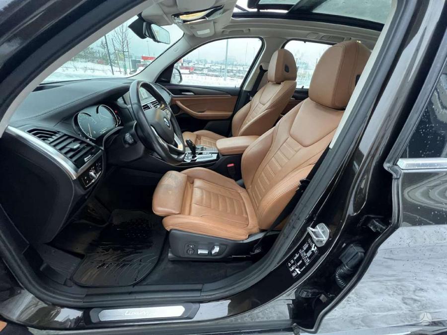 Brown BMW X3 2018 in Vilnius, with an engine capacity of 2.00 L and mileage of 240 thousand km for 23900 €, photo 23 on AUTOMOTO.COM.LV