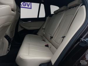 Brown BMW X3 2018 in Vilnius, with an engine capacity of 2.00 L and mileage of 52 thousand km for 23999 €, photo 13 on AUTOMOTO.COM.LV
