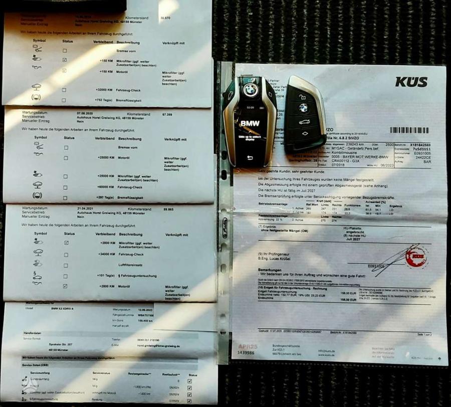 Brūns BMW X3 2018 Utena, ar dzinēja tilpumu 2.99 L un nobraukumu 270 tūkst. km par 24950 €, foto 3 vietnē AUTOMOTO.COM.LV
