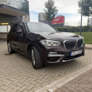 Brown BMW X3 2019 in Riga, with an engine capacity of 3.00 L and mileage of 173 thousand km for 27500 €, photo  on AUTOMOTO.COM.LV