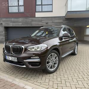Brown BMW X3 2019 in Riga, with an engine capacity of 3.00 L and mileage of 173 thousand km for 27500 €, photo 3 on AUTOMOTO.COM.LV