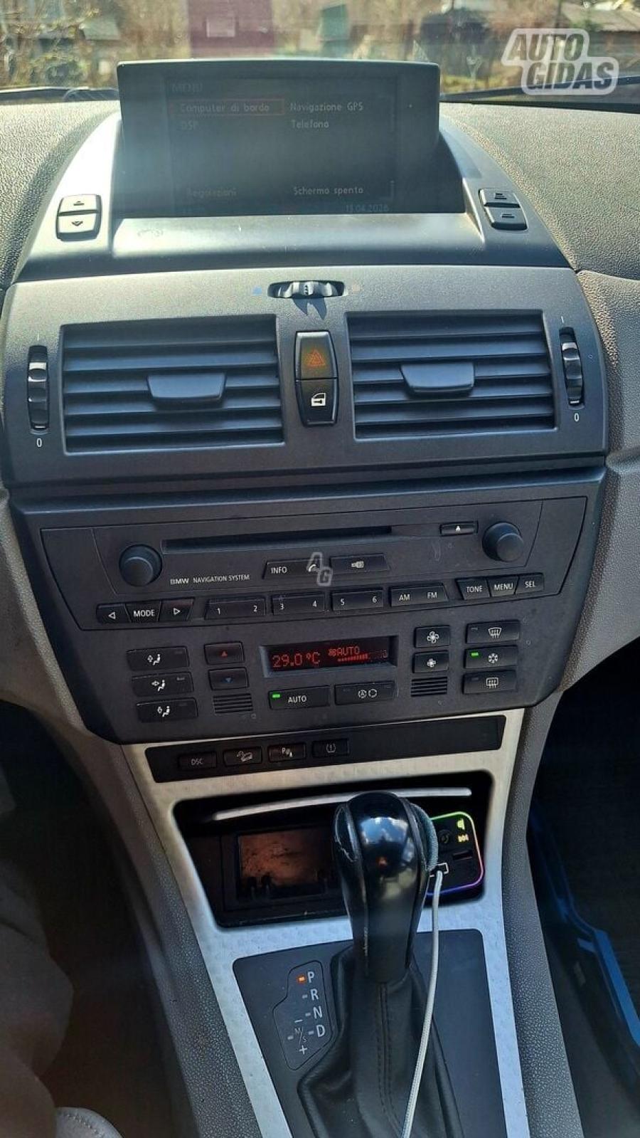 BMW X3 2004 in Siauliai, with an engine capacity of 3.00 L and mileage of 3000 thousand km for 3200 €, photo 7 on AUTOMOTO.COM.LV