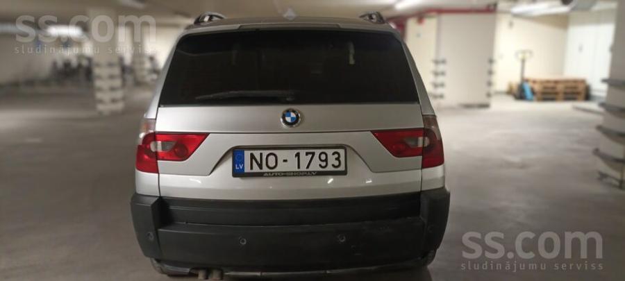 BMW X3 2004 Jelgava, ar dzinēja tilpumu 3.00 L un nobraukumu 280 tūkst. km par 4350 €, foto 5 vietnē AUTOMOTO.COM.LV
