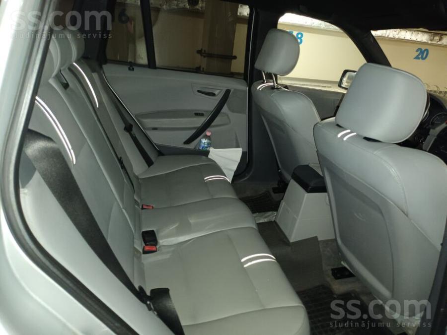 BMW X3 2004 Jelgava, ar dzinēja tilpumu 3.00 L un nobraukumu 280 tūkst. km par 4350 €, foto 9 vietnē AUTOMOTO.COM.LV
