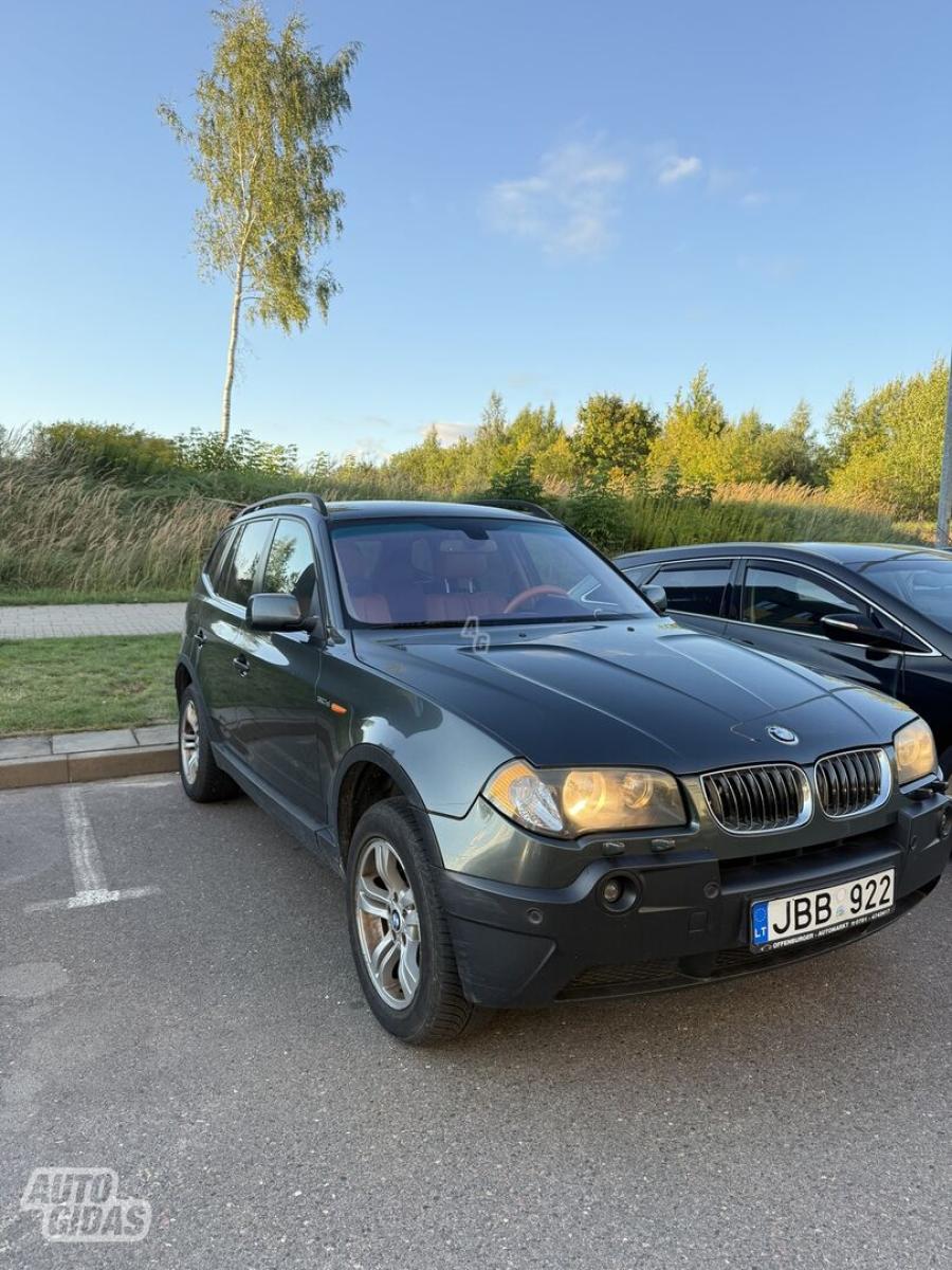 BMW X3 2005 Viļņa, ar dzinēja tilpumu 3.00 L un nobraukumu 400 tūkst. km par 2550 €, foto 4 vietnē AUTOMOTO.COM.LV