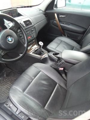 BMW X3 2006 Dobele, ar dzinēja tilpumu 2.00 L un nobraukumu 234 tūkst. km par 4950 €, foto 5 vietnē AUTOMOTO.COM.LV