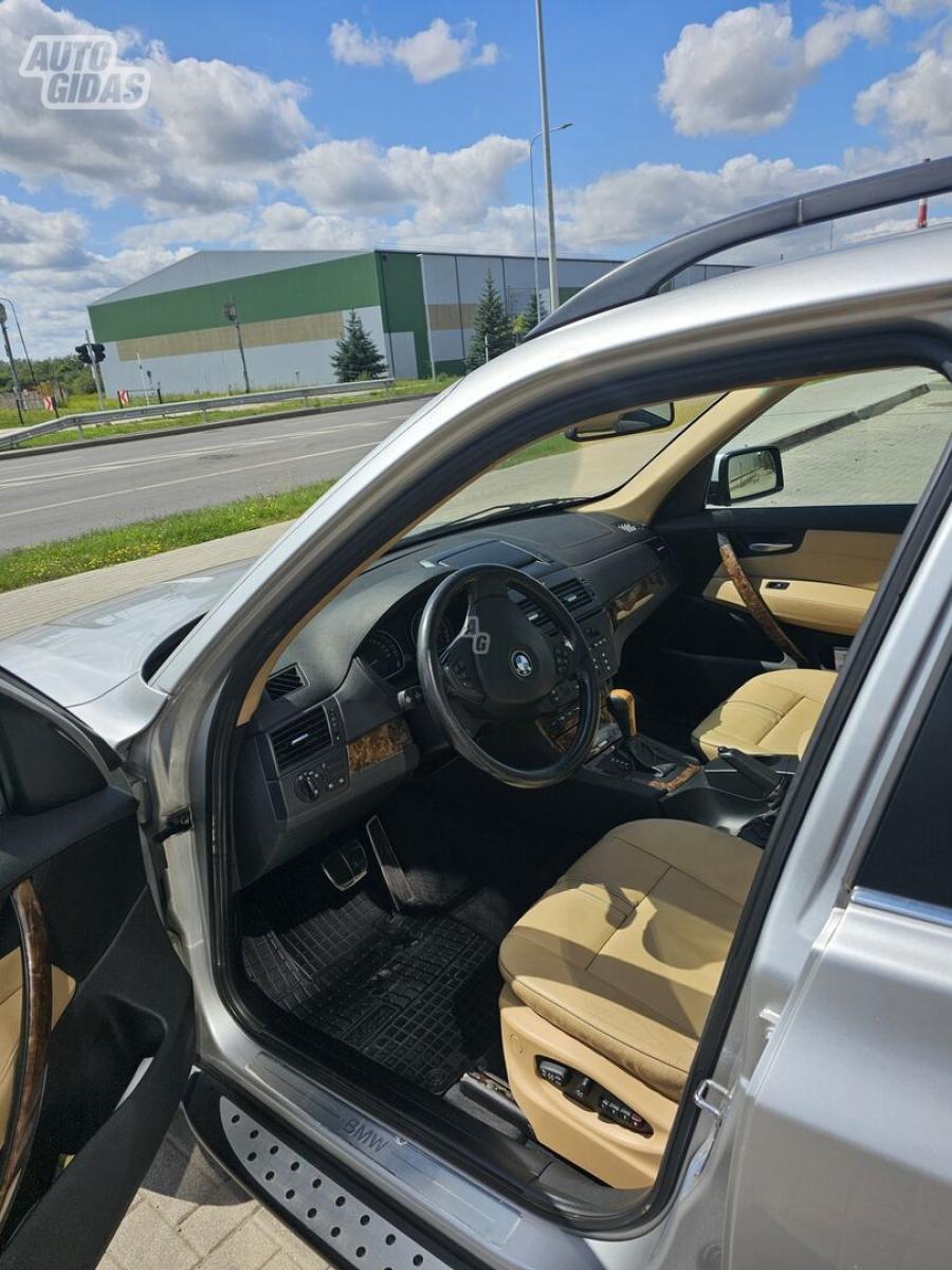 BMW X3 2006 Viļņa, ar dzinēja tilpumu 3.00 L un nobraukumu 261 tūkst. km par 4200 €, foto 3 vietnē AUTOMOTO.COM.LV