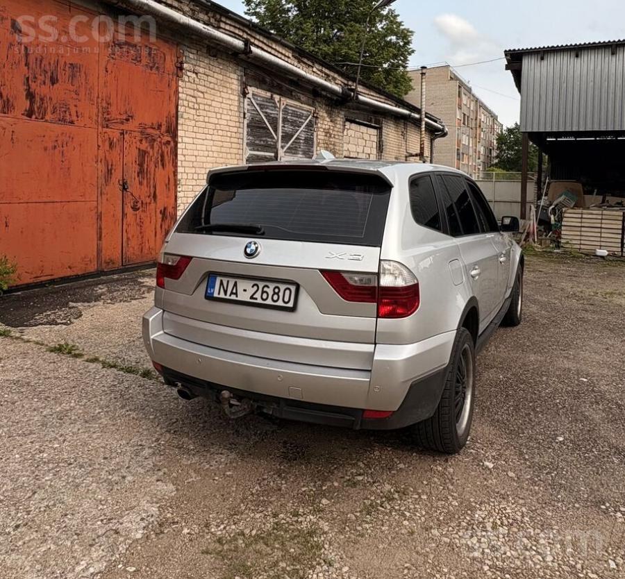 BMW X3 2007 in Daugavpils, with an engine capacity of 2.00 L and mileage of 350 thousand km for 3700 €, photo 5 on AUTOMOTO.COM.LV