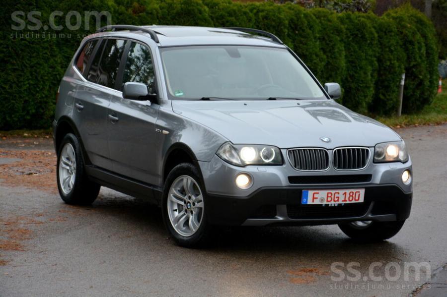 BMW X3 2007 Rīga, ar dzinēja tilpumu 3.00 L un nobraukumu 264 tūkst. km par 5599 €, foto 1 vietnē AUTOMOTO.COM.LV