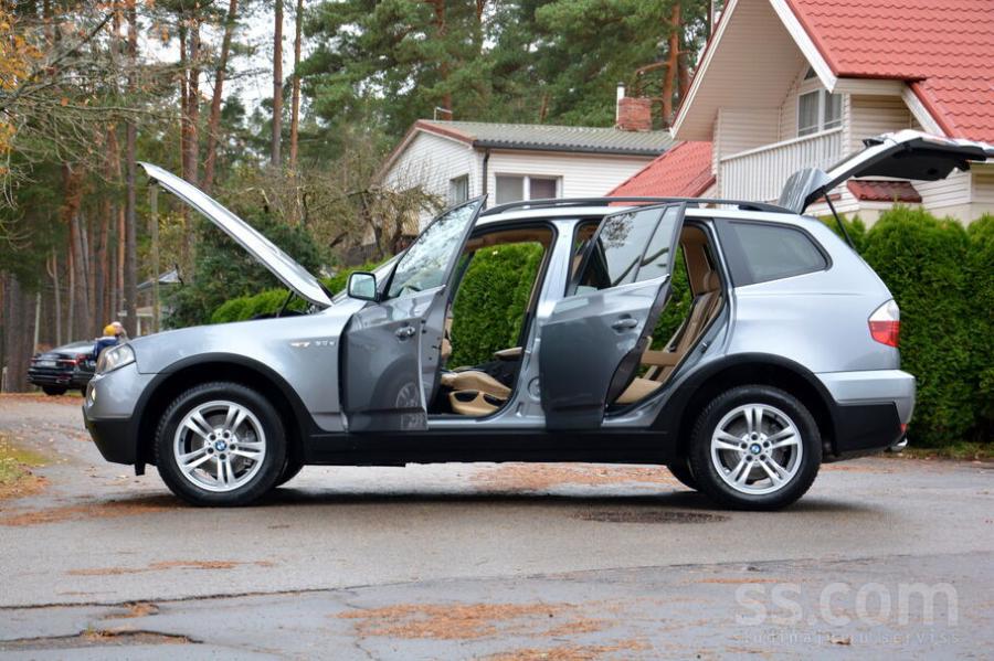 BMW X3 2007 Rīga, ar dzinēja tilpumu 3.00 L un nobraukumu 264 tūkst. km par 5599 €, foto 6 vietnē AUTOMOTO.COM.LV