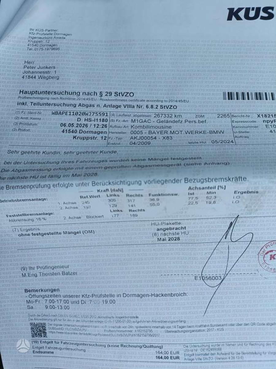 БМВ Х3 2009 в Вильнюс, объемом двигателя 2.00 л и пробегом 270 тыс. км за 5650 €, фото 21 на AUTOMOTO.COM.LV
