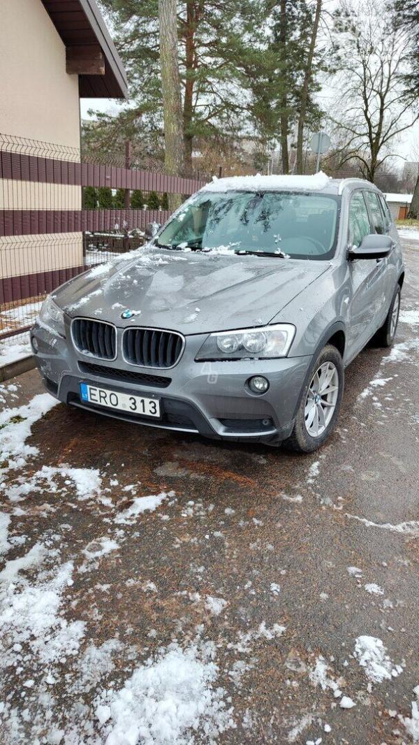 BMW X3 2012 in Vilnius, with an engine capacity of 2.00 L and mileage of 242 thousand km for 6999 €, photo 1 on AUTOMOTO.COM.LV