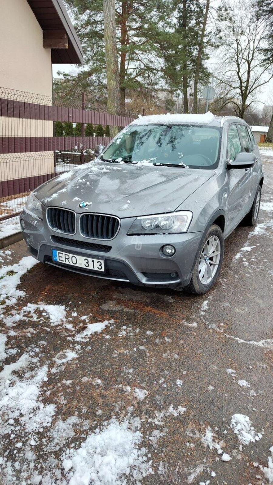 BMW X3 2012 in Vilnius, with an engine capacity of 2.00 L and mileage of 242 thousand km for 6999 €, photo 1 on AUTOMOTO.COM.LV