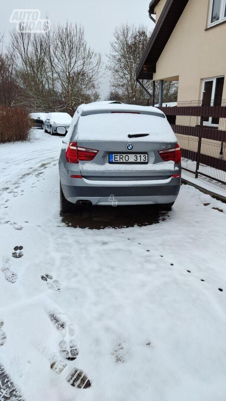 BMW X3 2012 in Vilnius, with an engine capacity of 2.00 L and mileage of 242 thousand km for 6999 €, photo 10 on AUTOMOTO.COM.LV