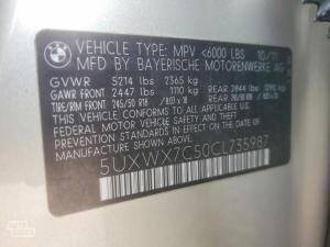BMW X3 2012 Kaišiadorys, ar dzinēja tilpumu 3.00 L un nobraukumu 261 tūkst. km par 5500 €, foto 14 vietnē AUTOMOTO.COM.LV