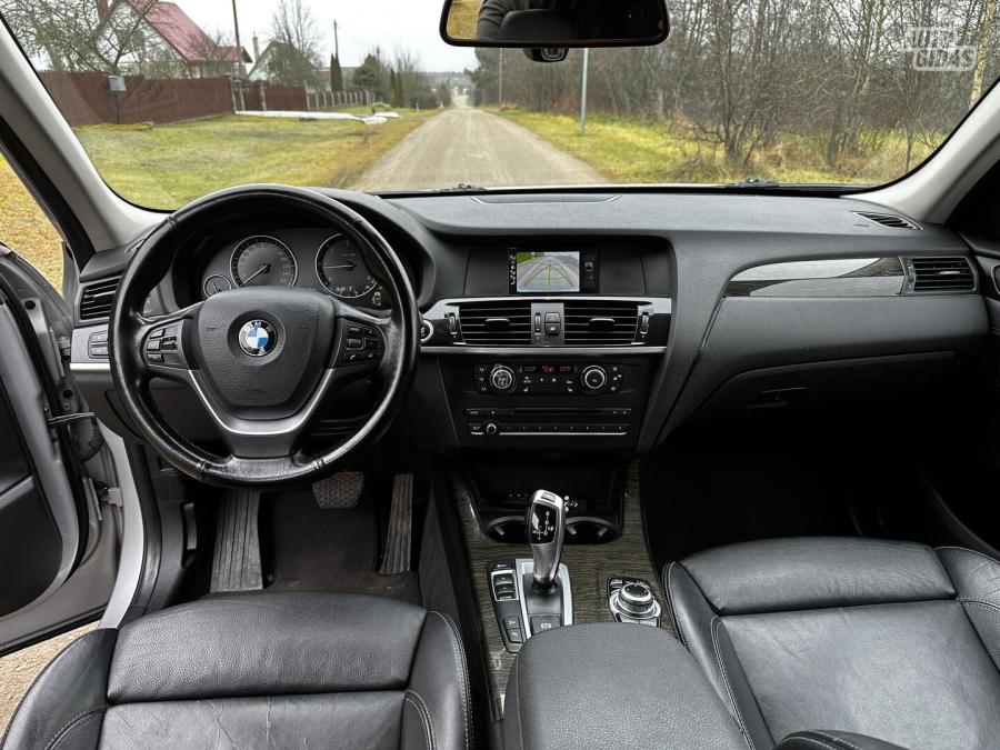 BMW X3 2012 in Vilnius, with an engine capacity of 2.00 L and mileage of 379 thousand km for 8299 €, photo 11 on AUTOMOTO.COM.LV